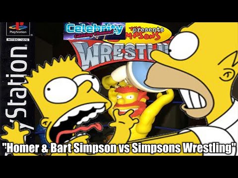 Homer & Bart Simpson vs Simpsons Wrestling - YouTube