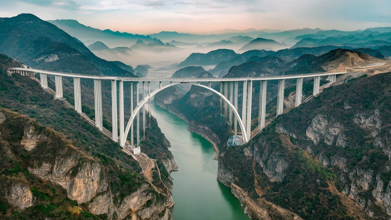 China’s $150M Bridge is Taller Than the Eiffel Tower! 😱🌉 - YouTube