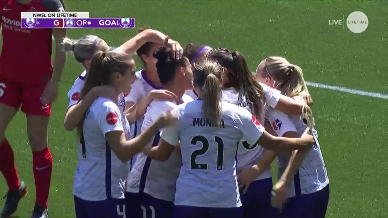 GOAL: Alex Morgan scores her first goal of the season - YouTube