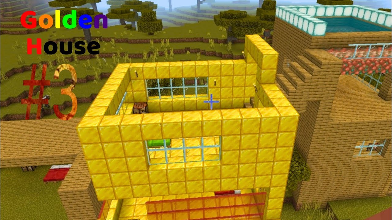 Golden House In Minecraft Video ep-3 || #minecraft #trending #viral # ...