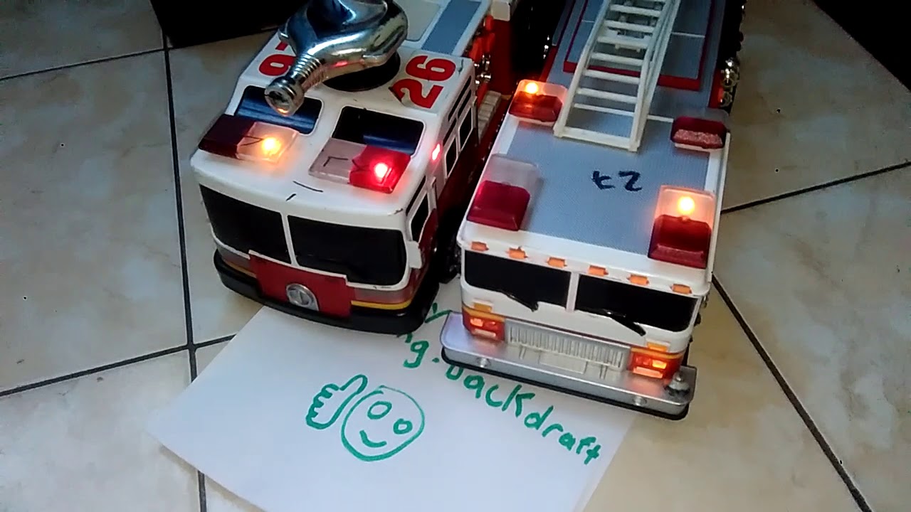 Road rippers fire truck play the song backdraft - YouTube