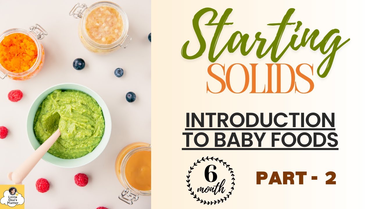 DAY-3 STARTING SOLIDS? Baby’s First Foods | Full-Day Meal Plan for 6 M+ ...