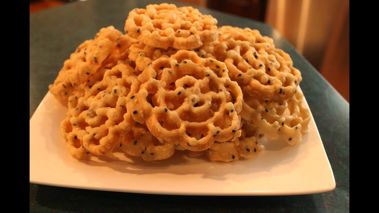 How to make Achappam /Kerala Style Rosette Cookies - YouTube