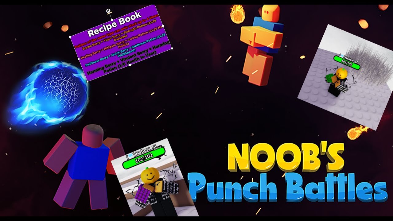 Noobs punch battles showcasing every new punch, bagdes and secrets! - YouTube