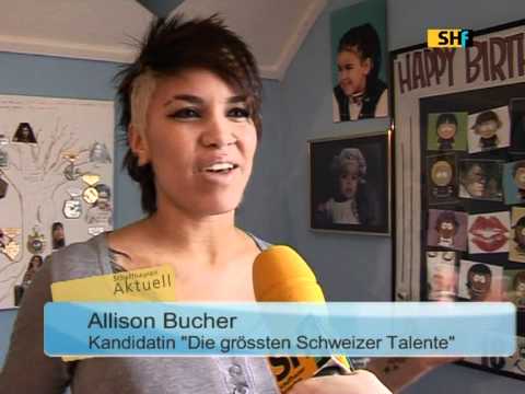 Supertalent Allison Bucher im Gespräch mit SHf - YouTube