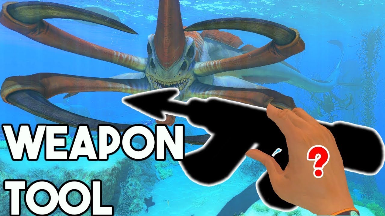 Subnautica - THE NEW WEAPON THAT KILLS REAPER LEVIATHANS?, PAST GUN ...