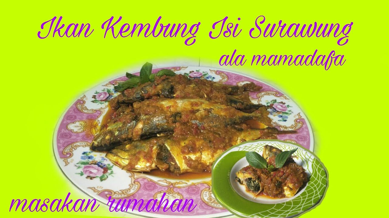 Ikan kembung isi surawung - YouTube