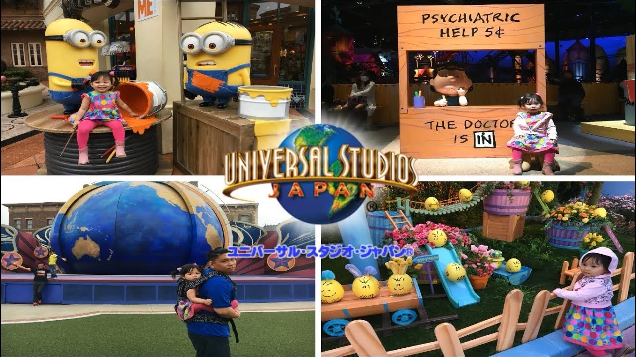Universal Studios Osaka Japan | Minion Park | Snoopy Studios ...