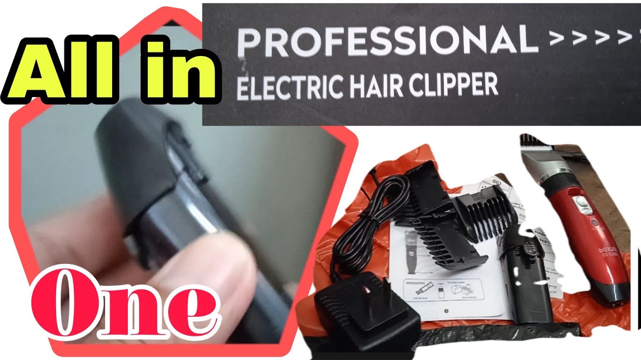 UNBOXING PROFESSIONAL HAIR CLIPPER.. SHOPPE - YouTube