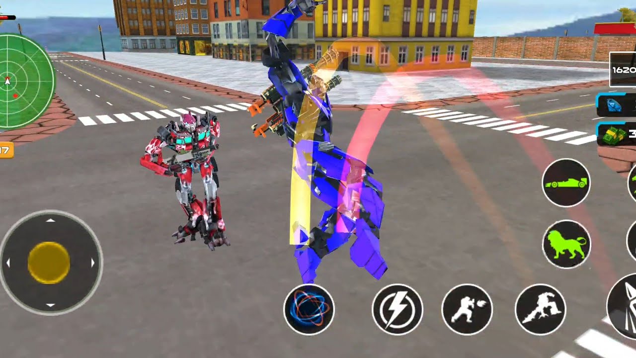 Jump shoot robot transform dragon | game robot anak anak | permainan ...