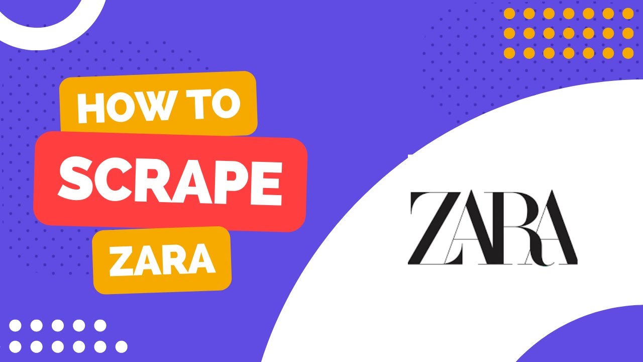 How to scrape zara product page with node.js - YouTube