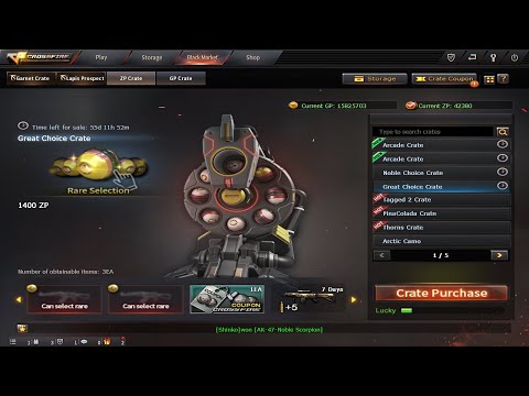 CrossFire West - Black Market Great Choice Crate Opening for the Golden ...