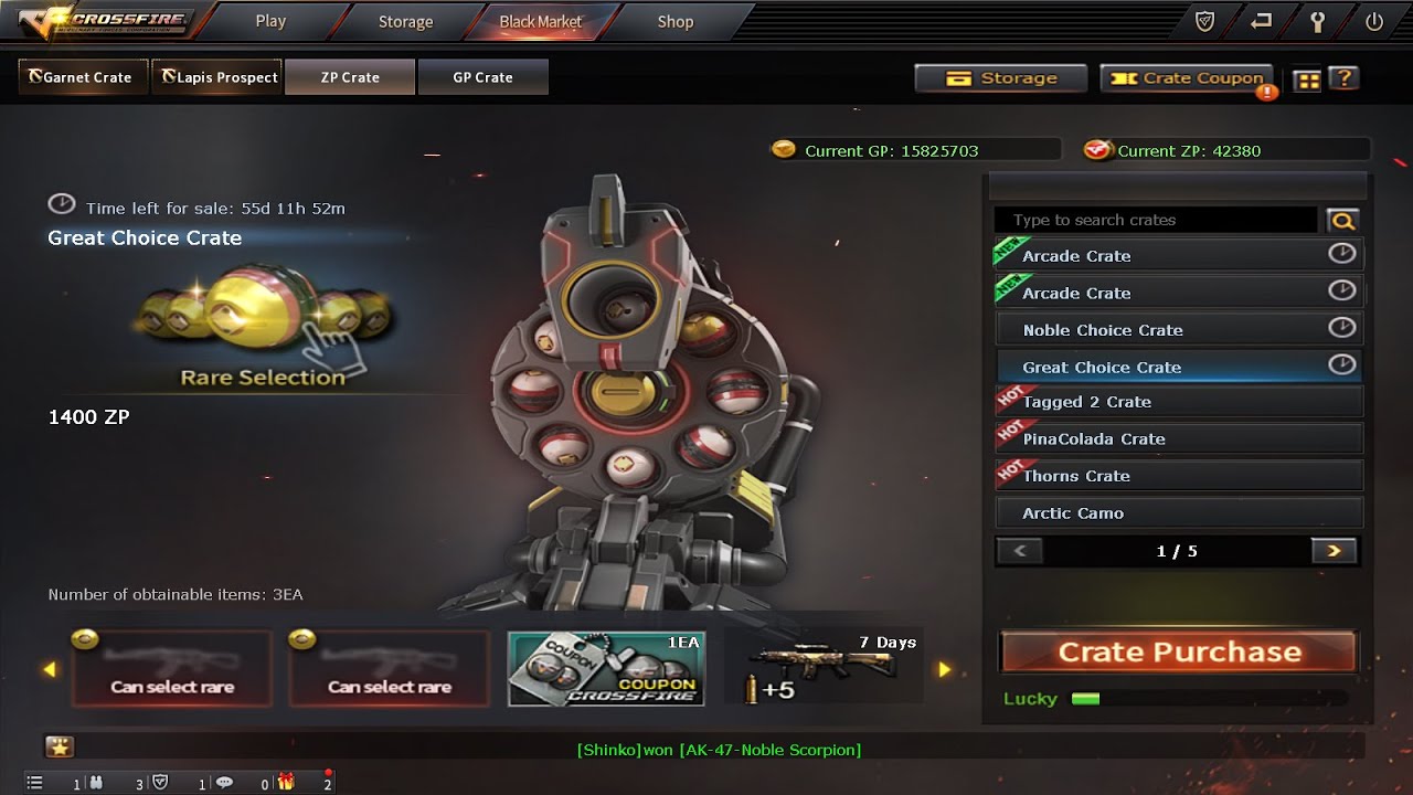 CrossFire West - Black Market Great Choice Crate Opening for the Golden ...