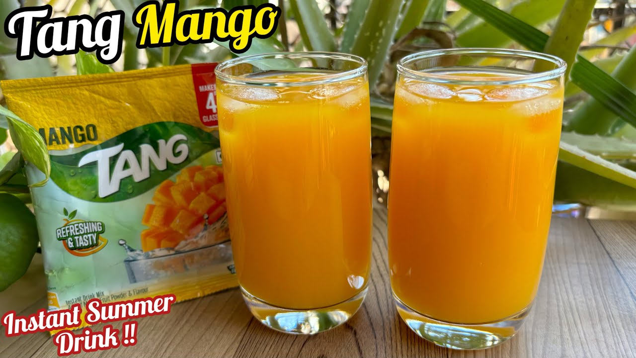 Tang Mango Juice | Mango Tang Recipe | How to make Mango Tang Juice ...