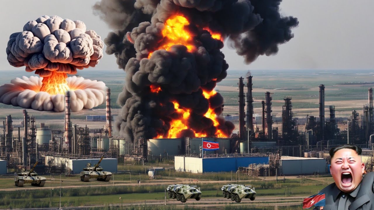 Kim Jong Un's big loss! North Korean oil refinery destroyed by Ukrain ...