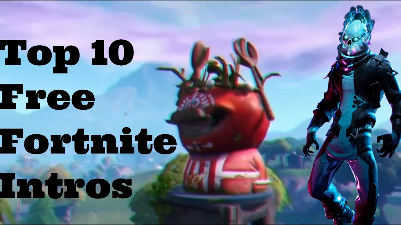 Top 10 Free Fortnite Intros - YouTube