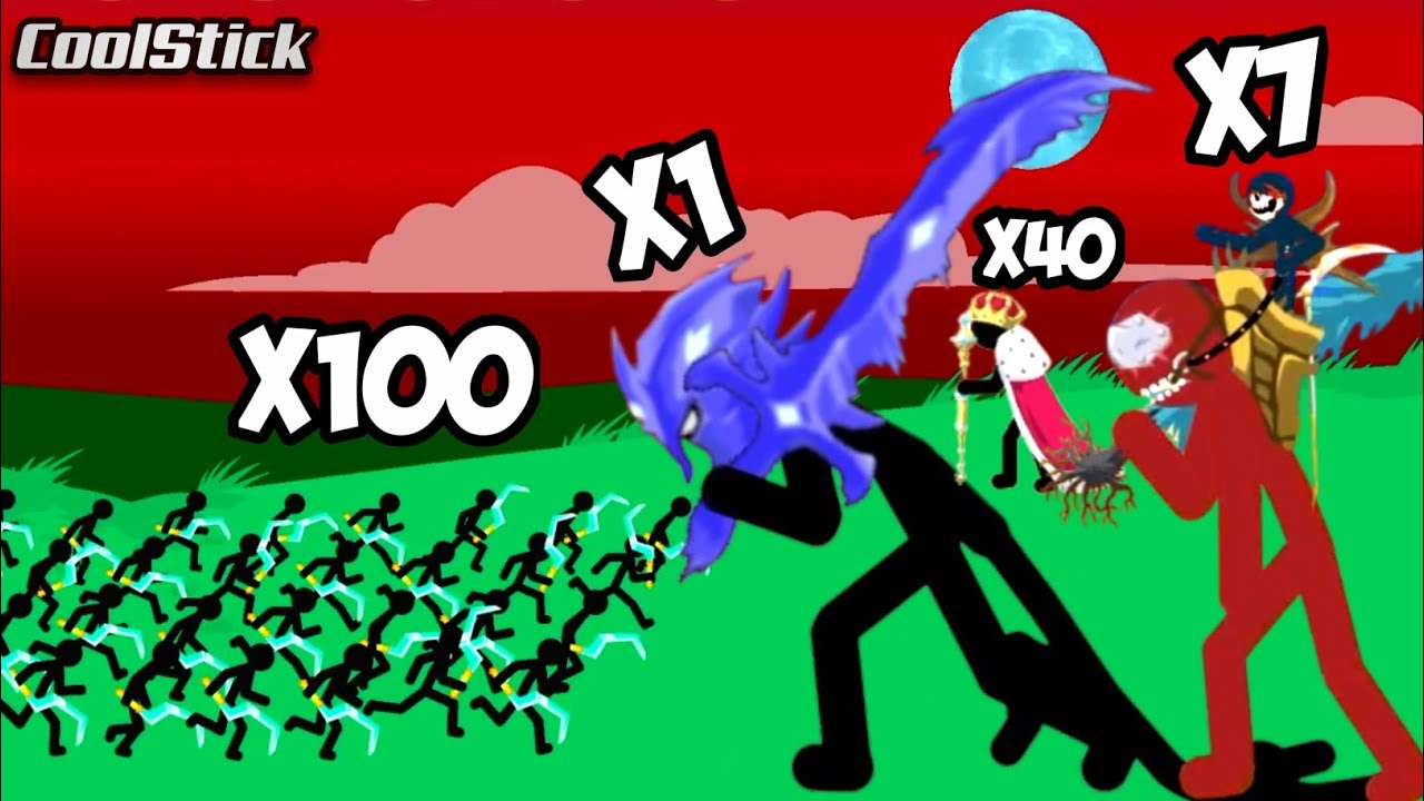 100x Sicklewraths Vs All Stick Unit Army | Stick War Tournament | Stick ...