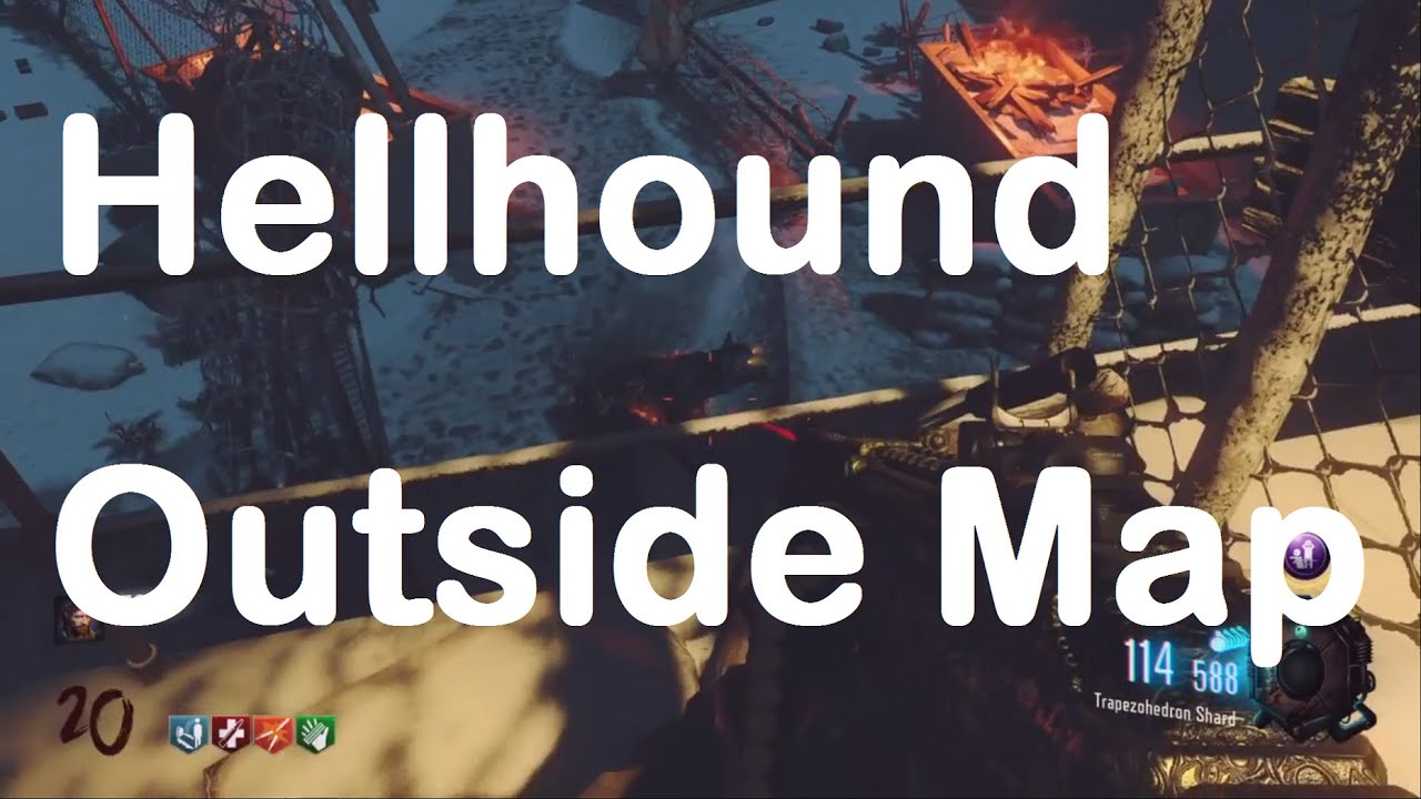 Hellhound Outside Of Map! Glitch On The Giant! (Black Ops 3 Zombies ...