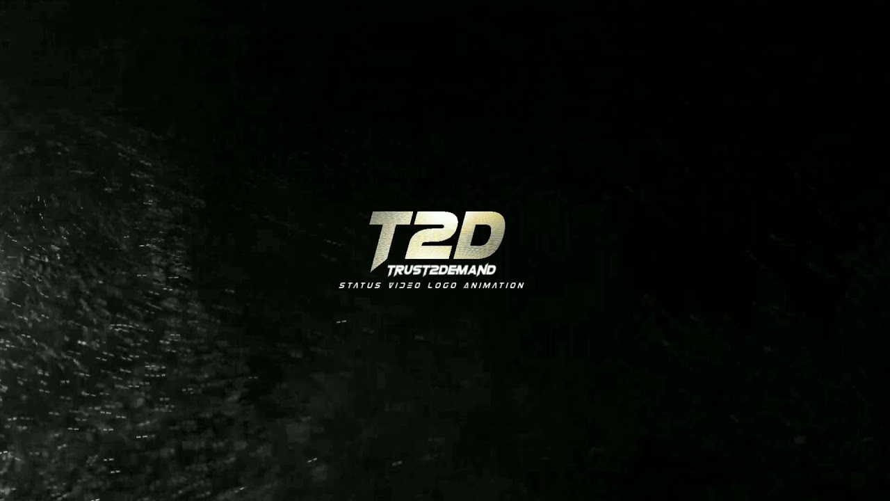 Trust2Demand T2D Logo Animation #Logo #animation #effects #t2d - YouTube