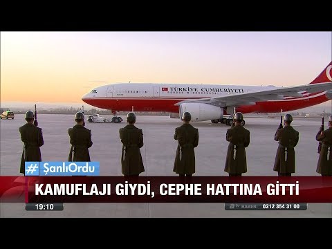 Kamuflajı giydi, cephe hattına gitti - 26 Ocak 2018