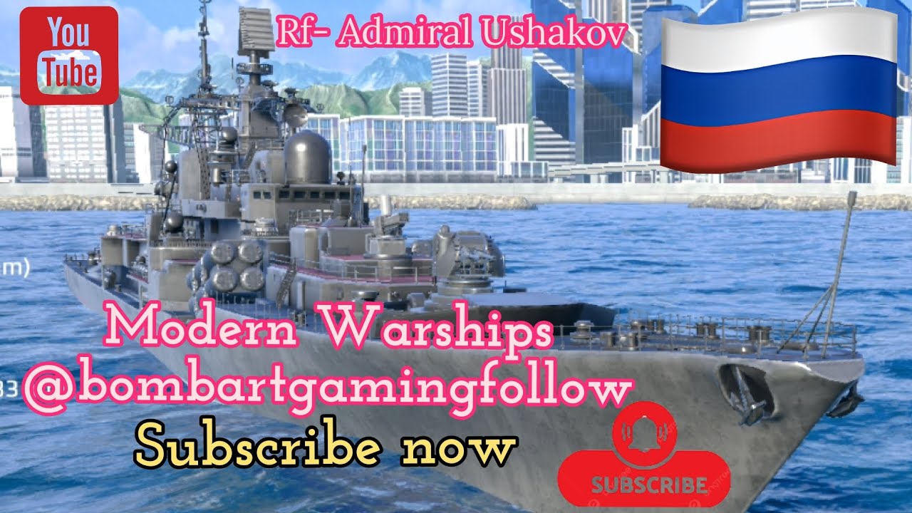 Rf-Admiral Ushakov Russian cost defense II Modern warships II 🚀 youtube ...
