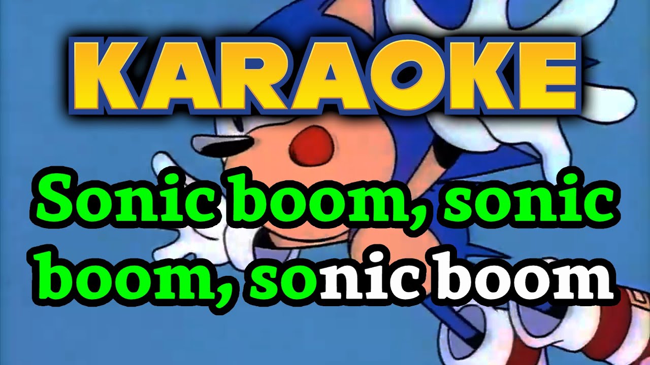 Sonic CD - Sonic Boom (Karaoke) - YouTube