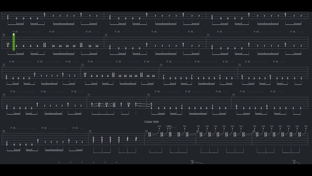 Cereal Metal Tab by Massacration + Guitar only + Guitar tab - YouTube