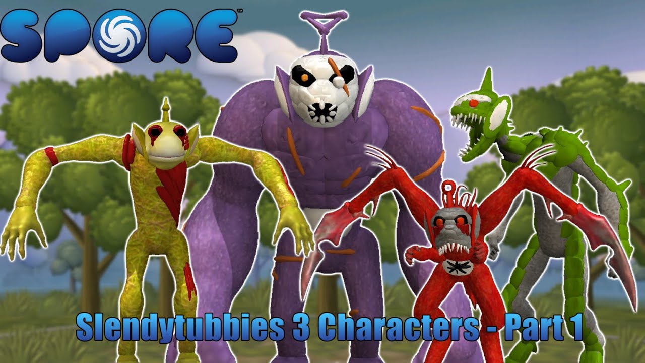I Made Every Single Slendytubbies Character In Spore! - Part 1 - YouTube