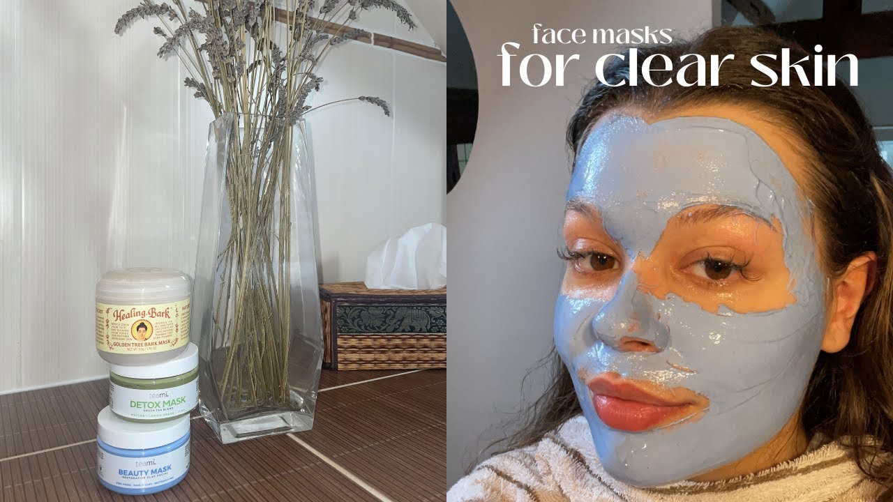 3 FACE MASKS FOR CLEAR SKIN - YouTube