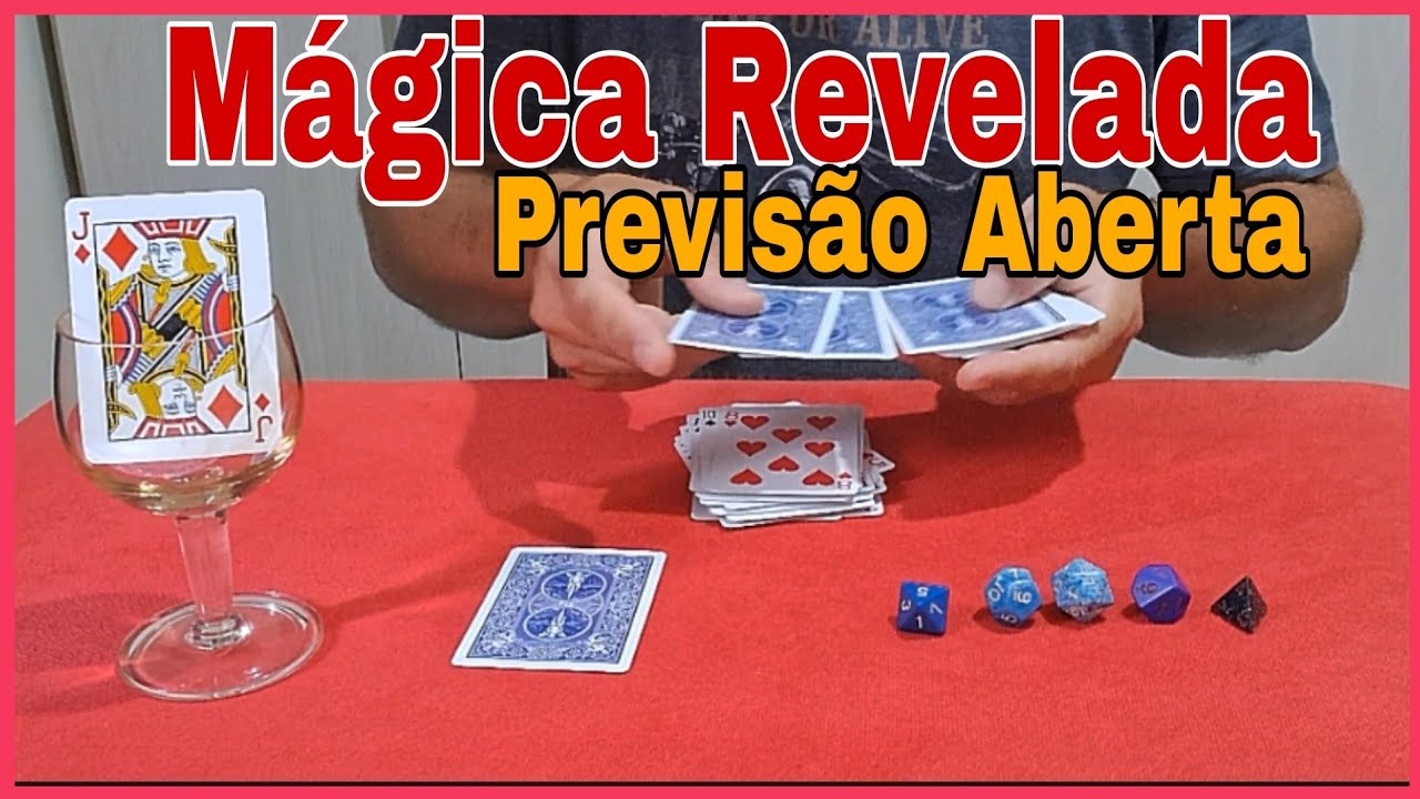 Open Prediction Card Trick TUTORIAL (Previsão Aberta ) - YouTube