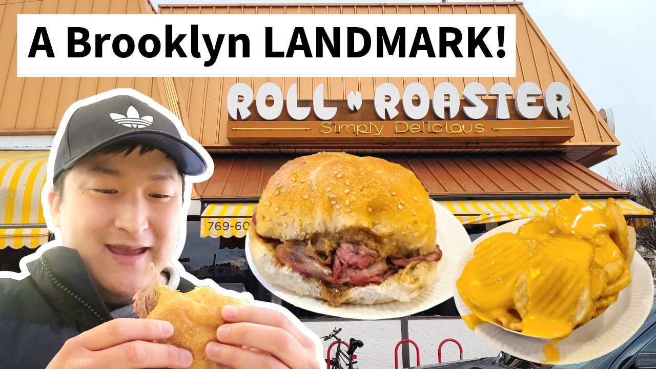 A Brooklyn LANDMARK! Trying Roll N Roaster's ICONIC Roast Beef! - YouTube