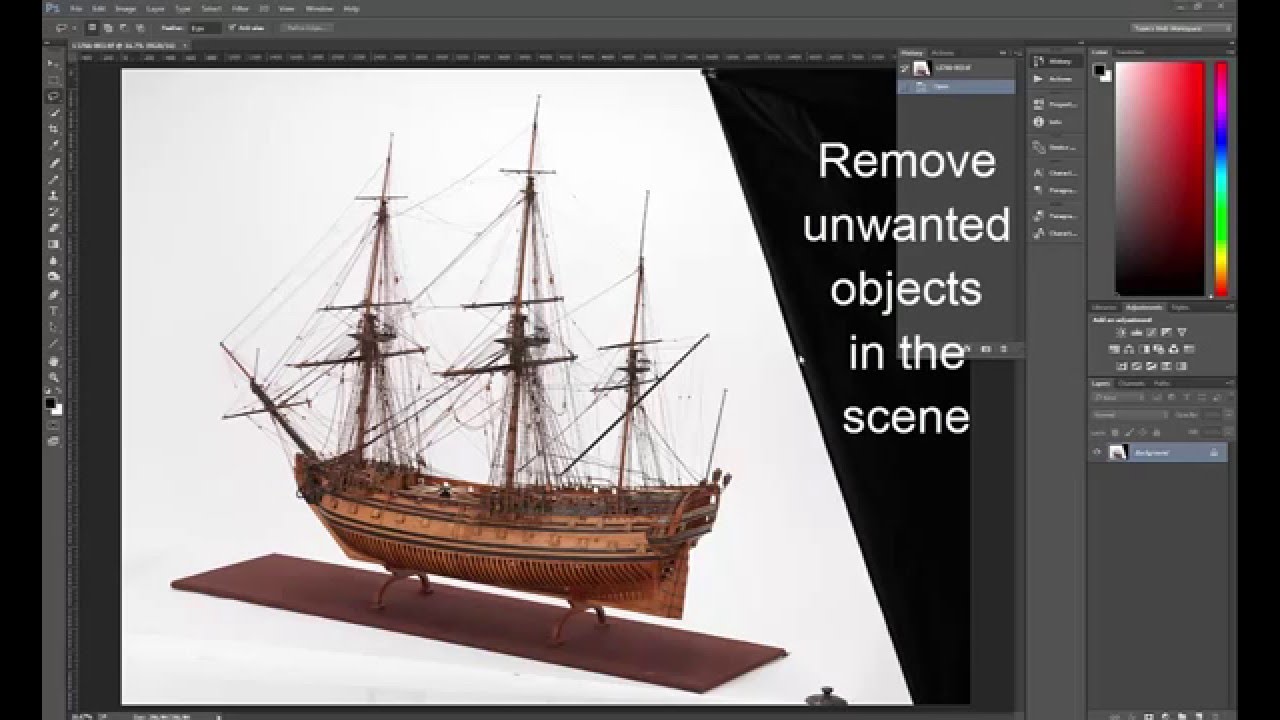 Ship Model Rigging Post Production by Joshua Akin, Digital Imaging ...