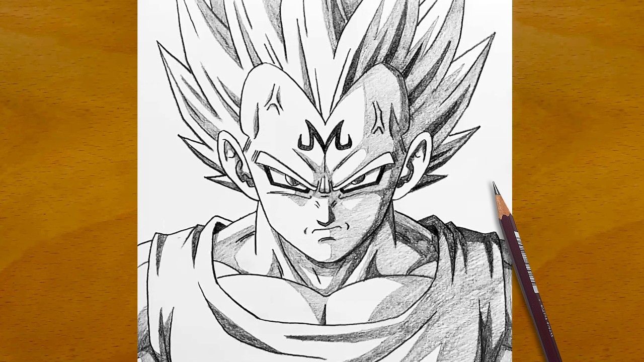 How to Draw Majin Vegeta Step by Step | Dragon Ball Z Art - YouTube