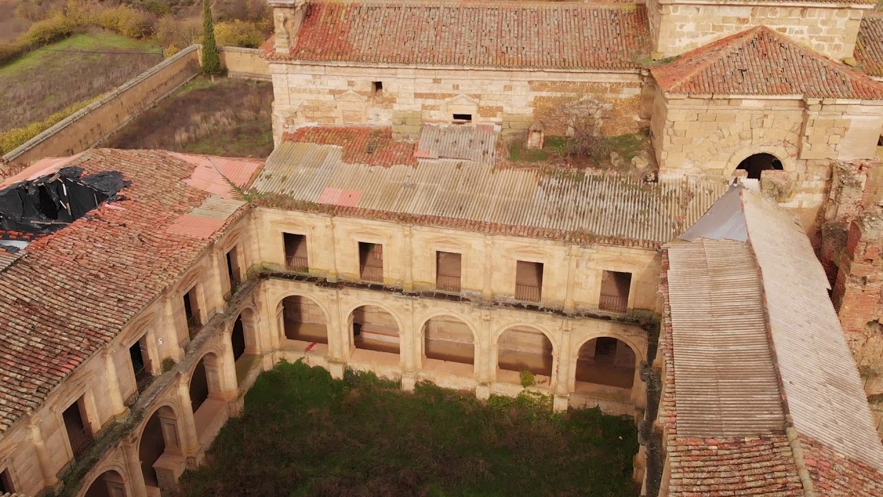 primer vuelo dron monasterio de la caridad (Sanjuanejo) Ciudad Rodrigo ...