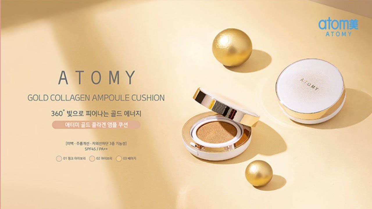 Curious about the Atomy Gold Collagen Ampoule Cushion? - YouTube