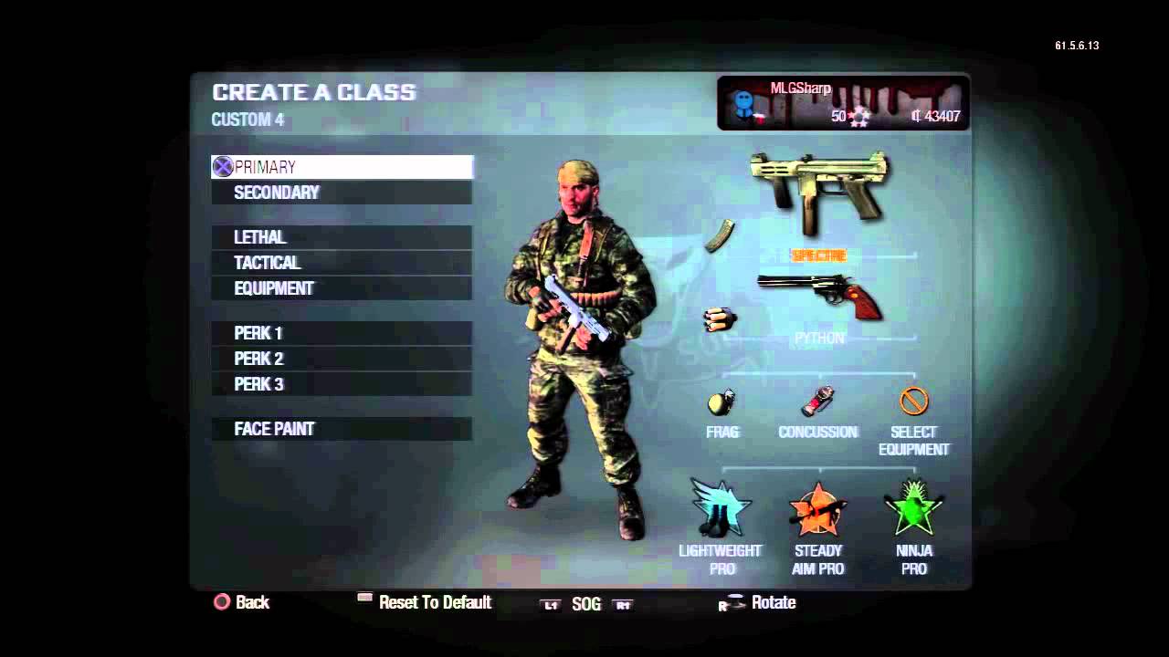 Black Ops: MLG Classes v2 - YouTube