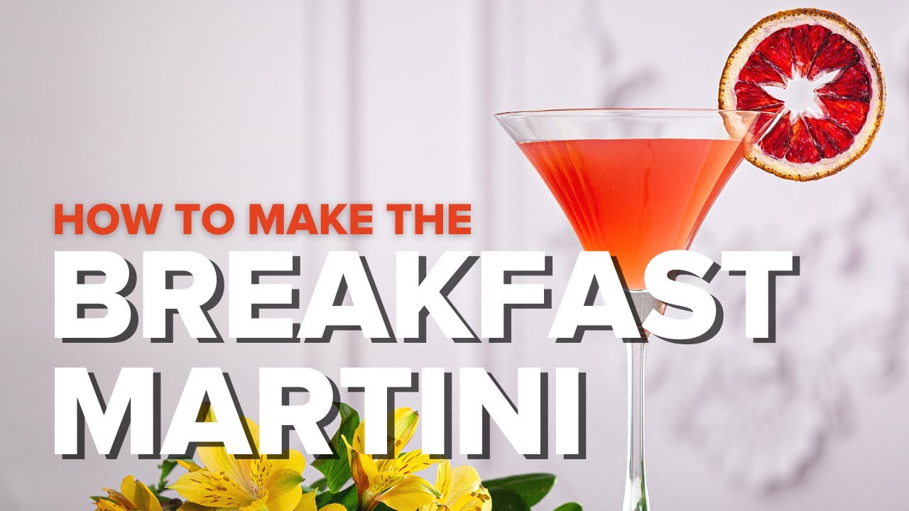 How to Make the Breakfast Martini - A delicious variation of a world ...