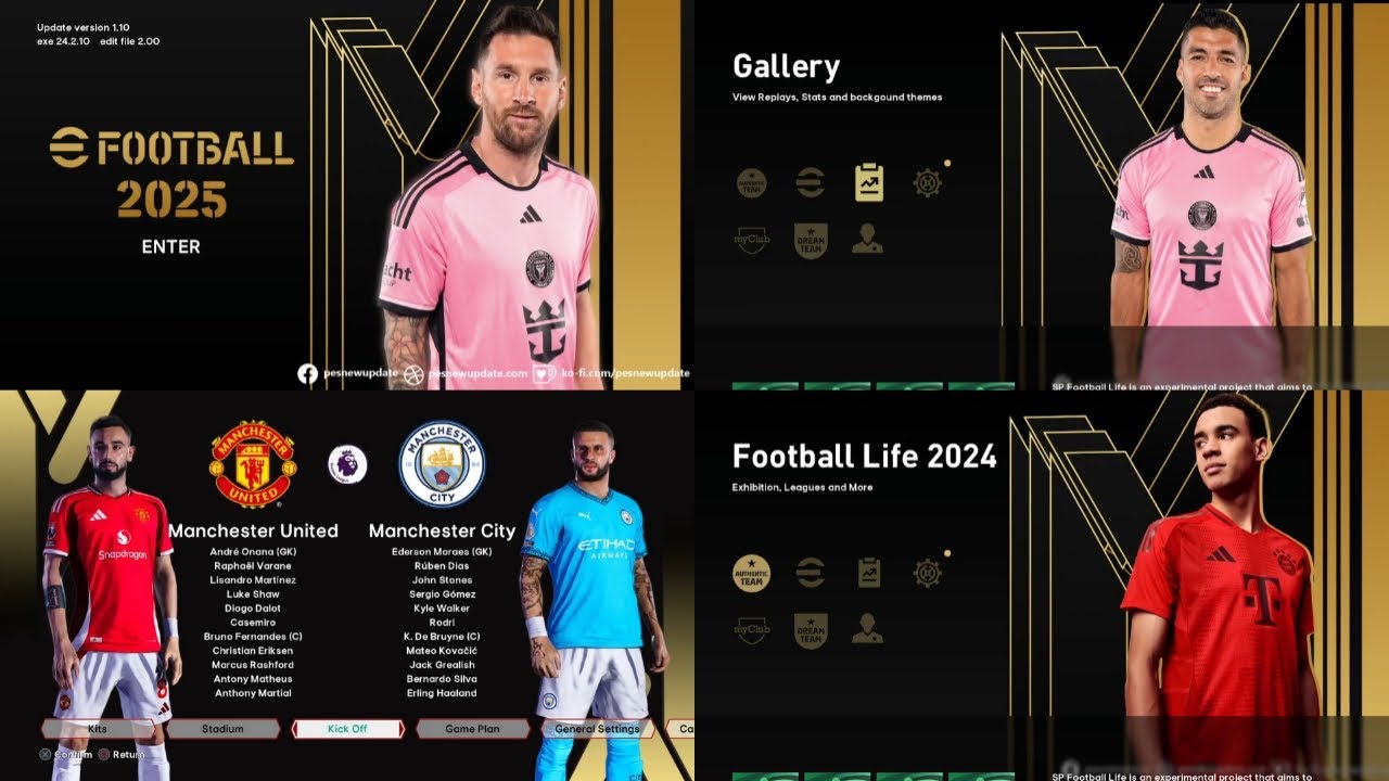 MENU GRAPHICS CONCEPT EFOOTBALL 2025 - PES 2021 & FOOTBALL LIFE - PES ...