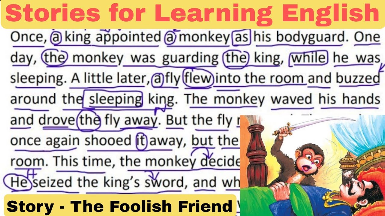 English Stories For Learning English The Foolish Friend Story english-stories-for-learning-english-the-foolish-friend-story