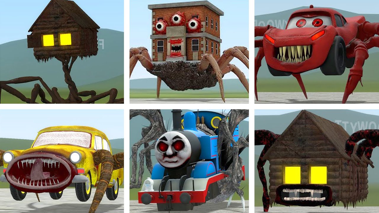 HOUSEHEAD BUS EATER, TRAIN EATER, HOUSE HEAD, SEA EATER VS ALL TREVOR ...