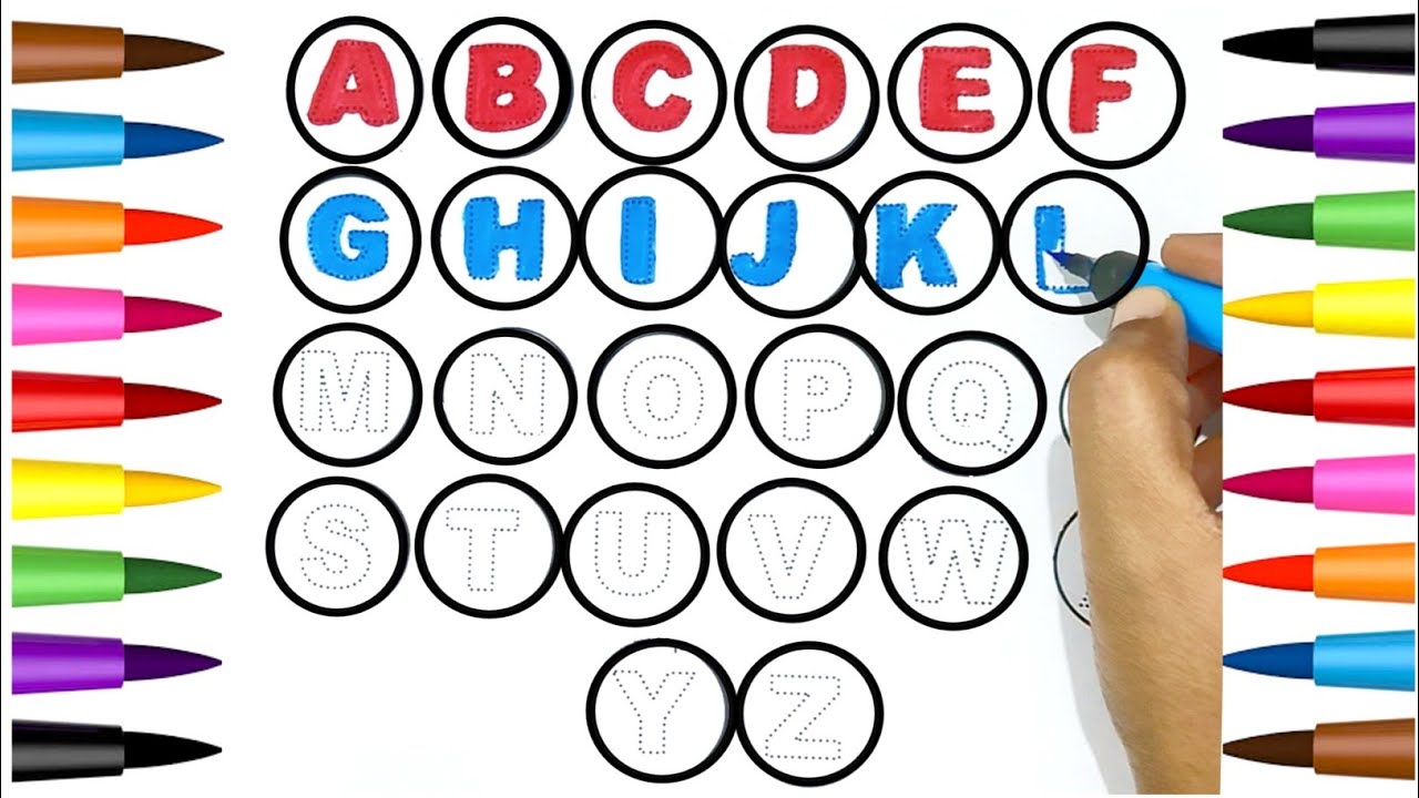 ABCD alphabet song, ABC Songs for children,123 counting, 1 to 100 ...