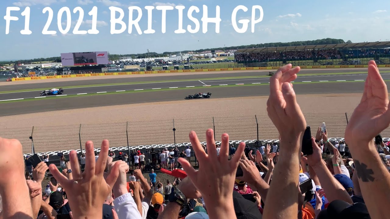 RACE DAY 2021 British Formula 1 Grand Prix - Farm Curve Grand Stand ...