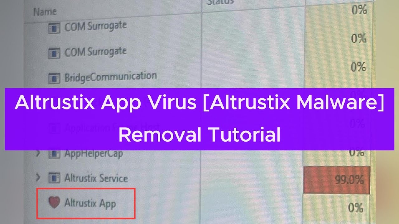 Altrustix Service Virus [Altrustix Virus] Removal Tutorial - Get rid of ...