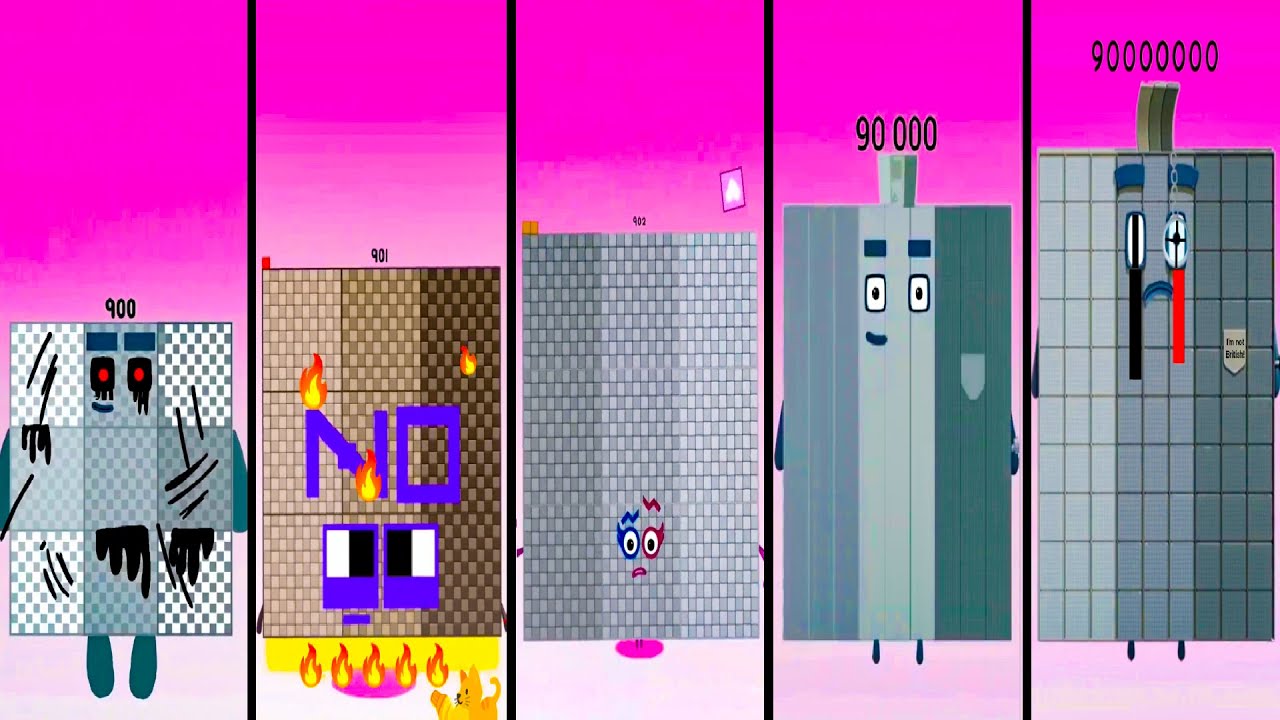 Sprunki OC ALL Numberblocks 900 - 90 000000 | Compilation Incredibox ...