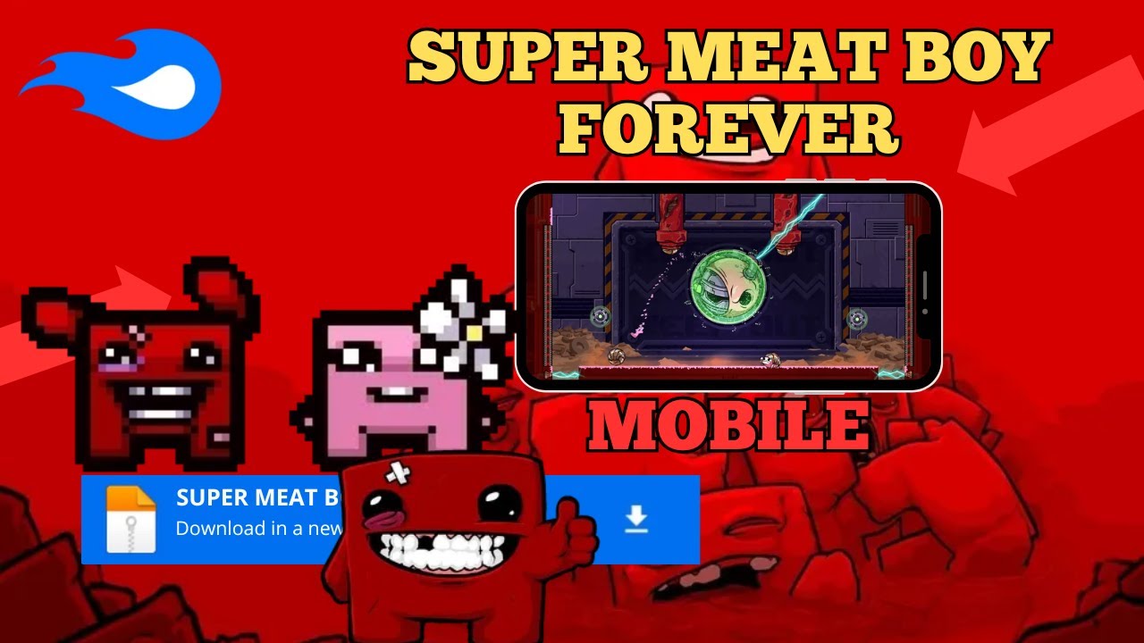 SAIU!💥Super Meat Boy Forever MOBILE PARA ANDROID (2025) - YouTube