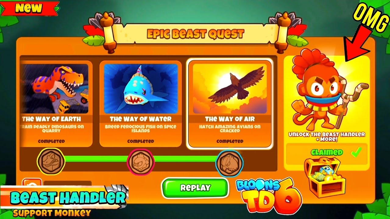 HOW TO GET BEAST HANDLER? Bloons TD 6 - YouTube
