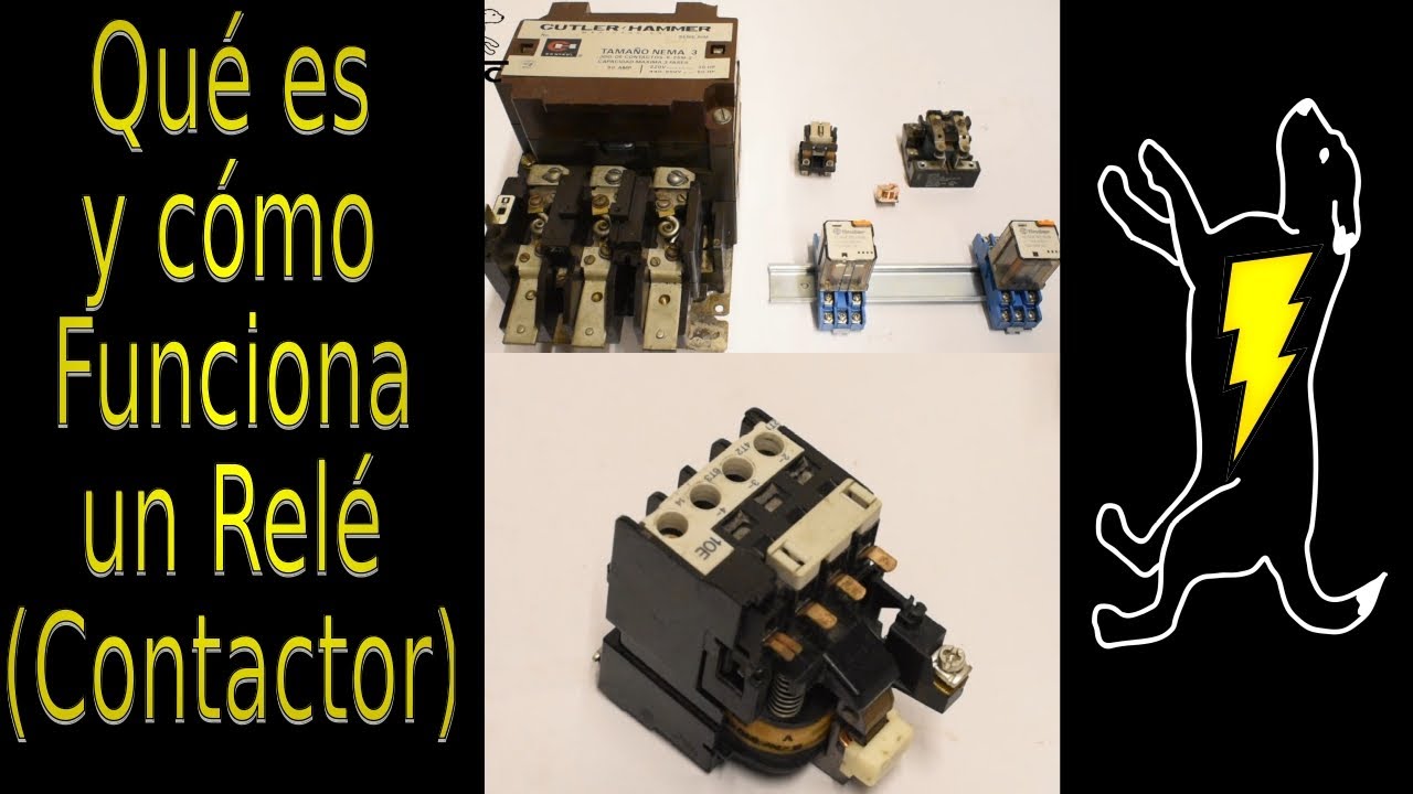Qué es un contactor y sus partes. - YouTube