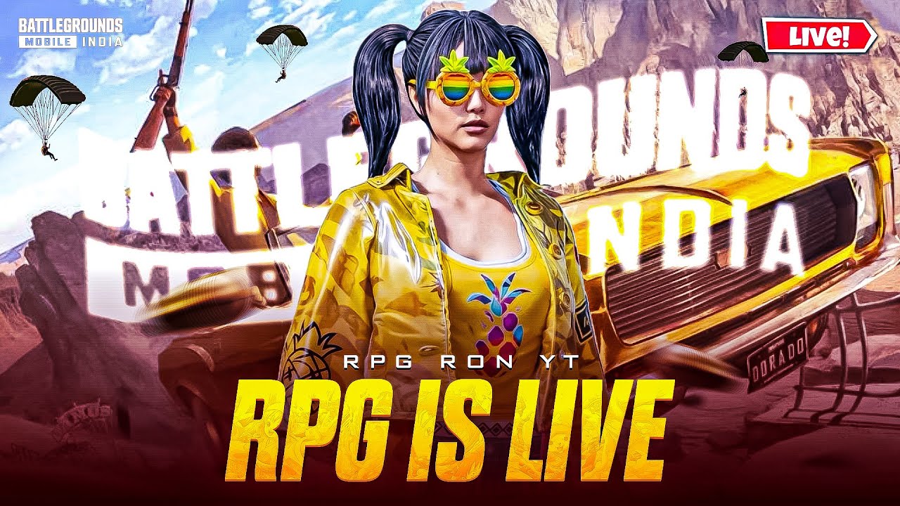 BGMI OP Gameplay || RPG RON YT is LIVE Now! Please Like and Subscribe💟 ...
