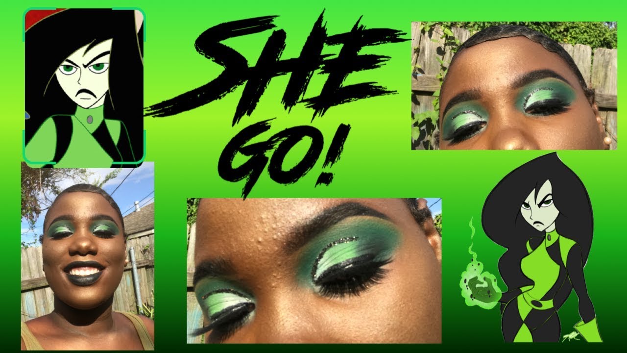 Shego|Halloween makeup look| - YouTube