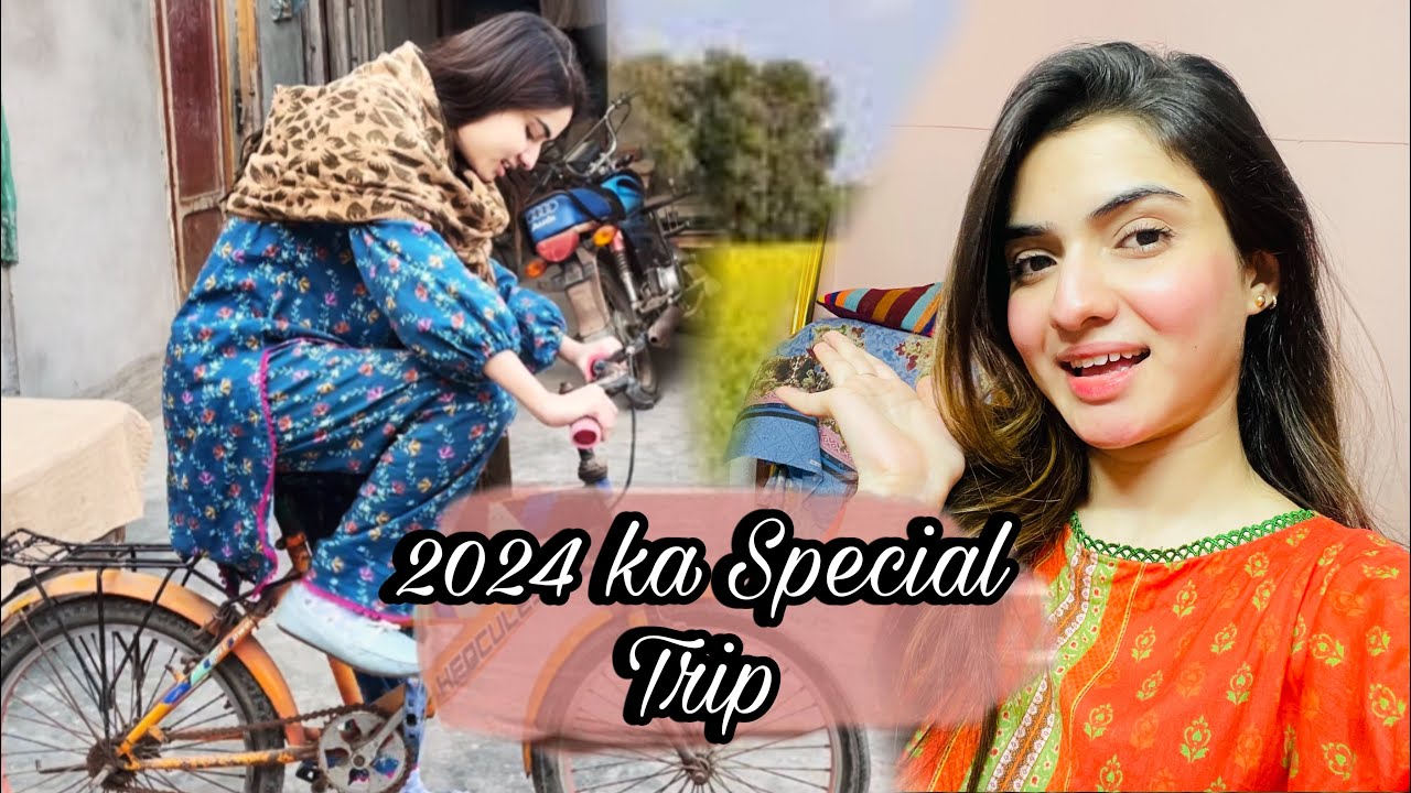 TRIP TO VILLAGE😀 | CYCLE CHALANA SEEKHI 😍 | Ami to Pro Max nkli 😂 - YouTube